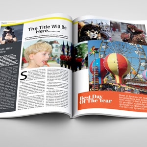 50 Pages Magazine Template V3 - Etsy