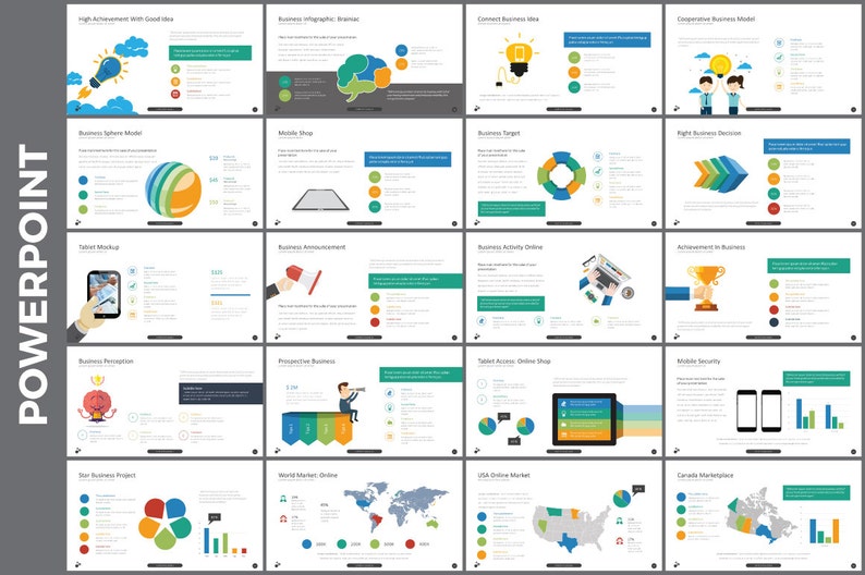 Corporate Project Presentation Template - Etsy