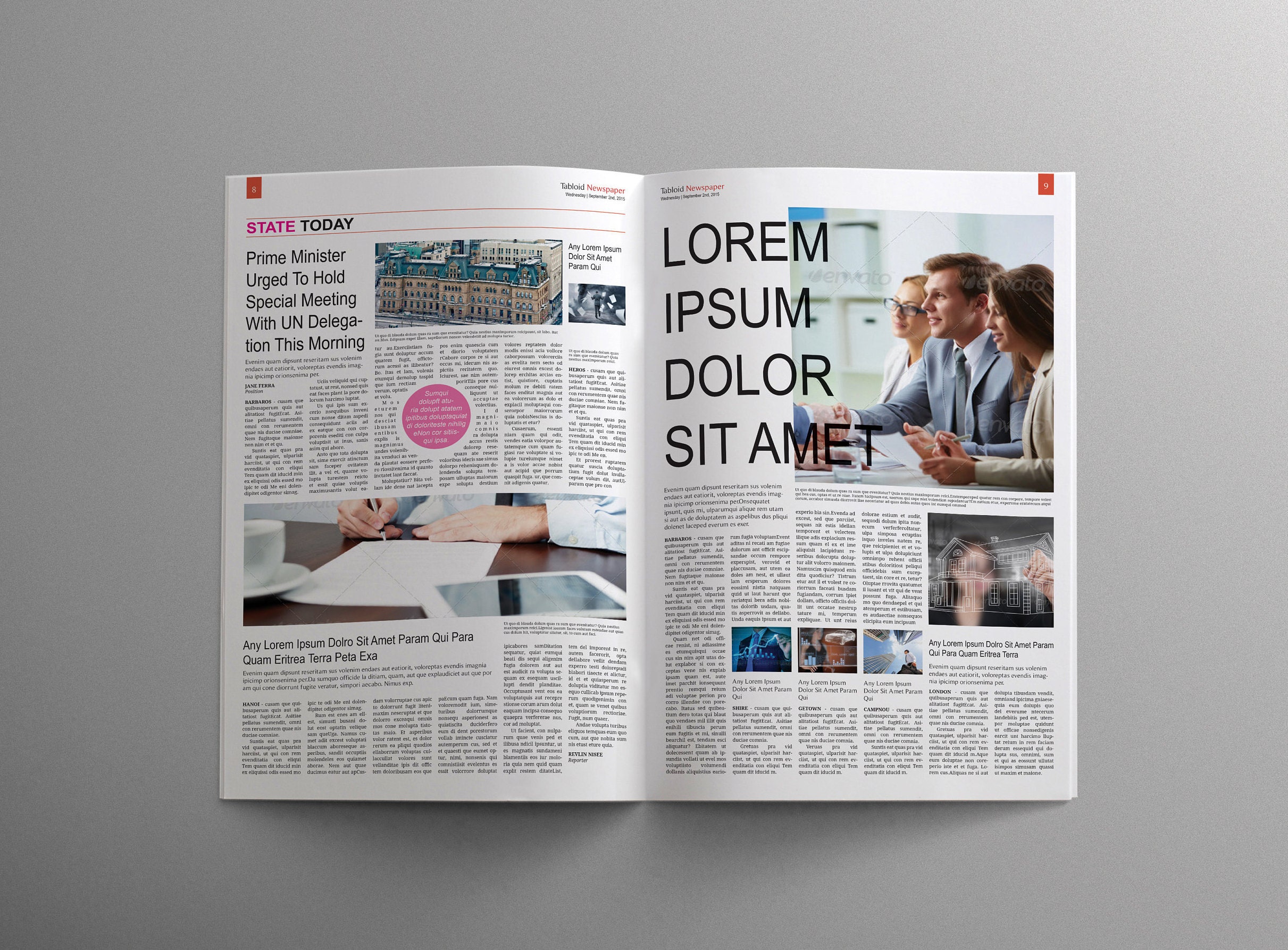 Tabloid Newspaper Design Ideas