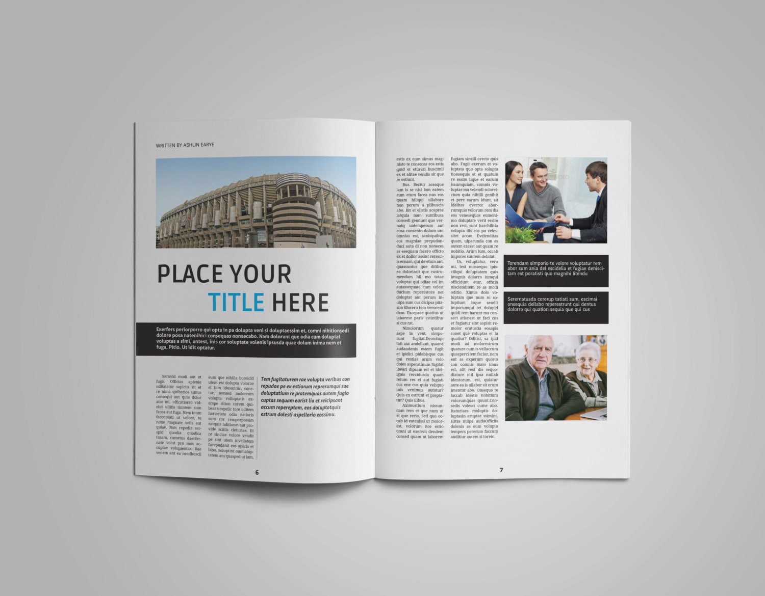 Corporate Magazine Template - Etsy