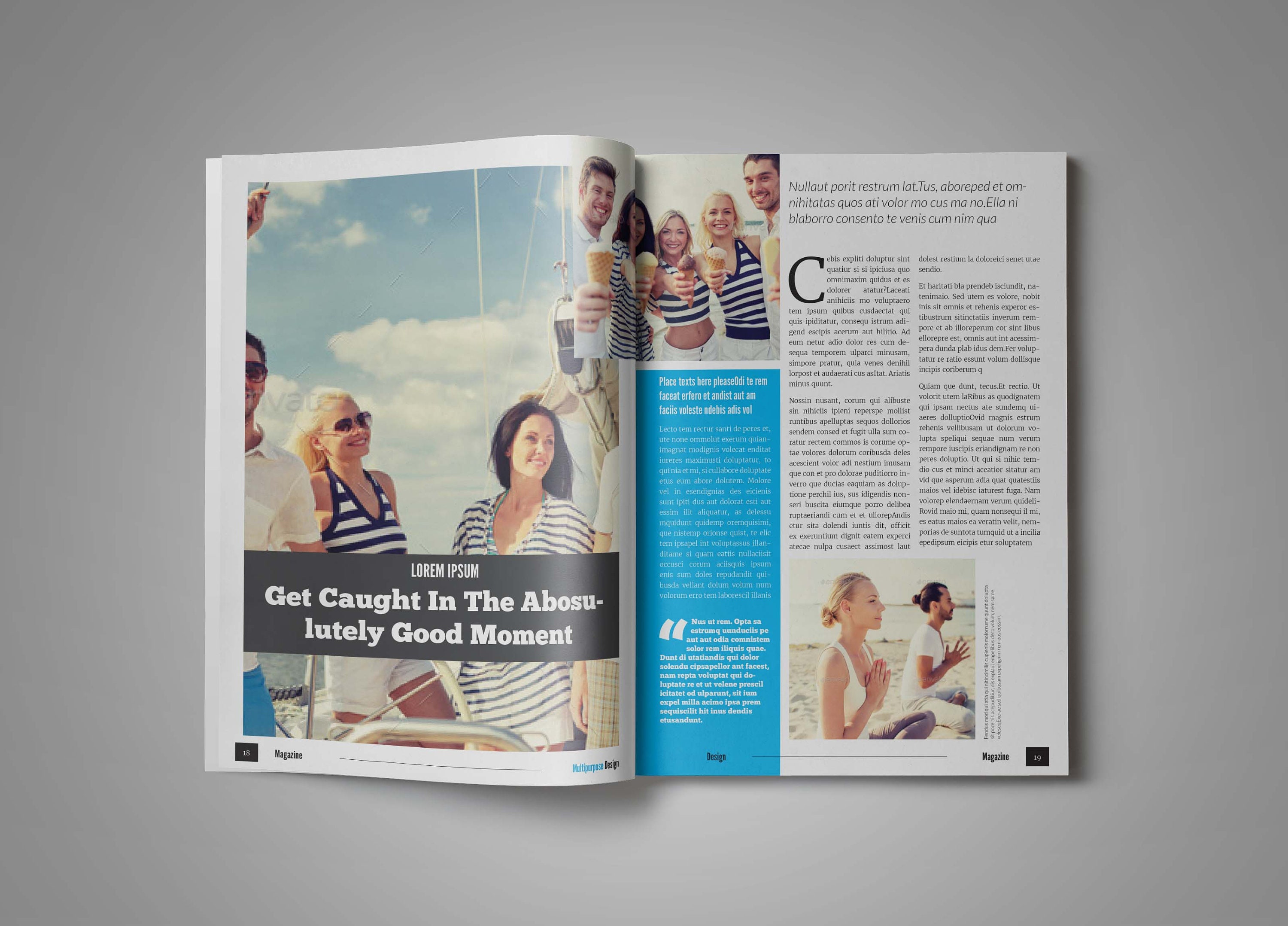 Amazing Magazine Template - Etsy