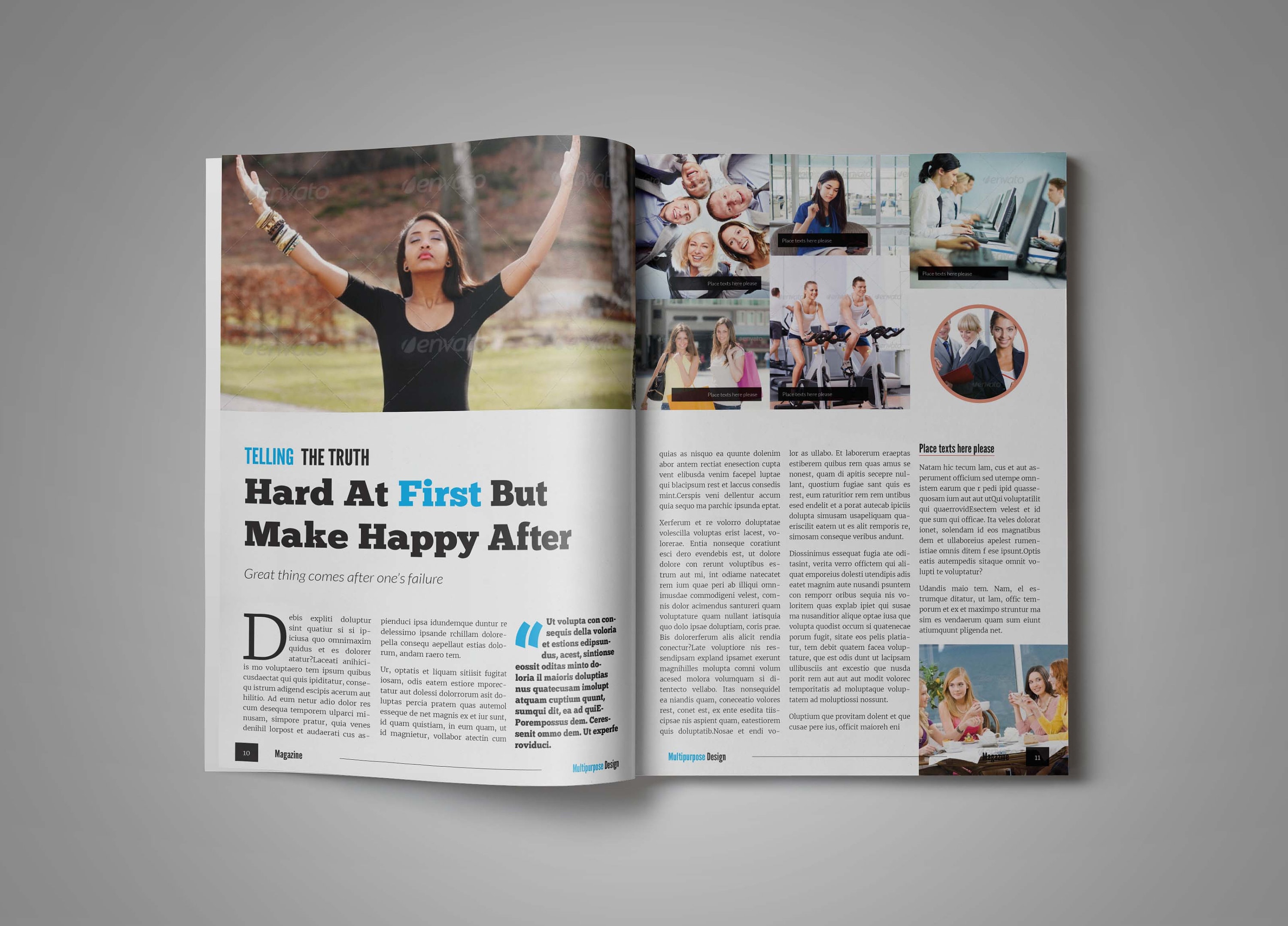 Amazing Magazine Template - Etsy