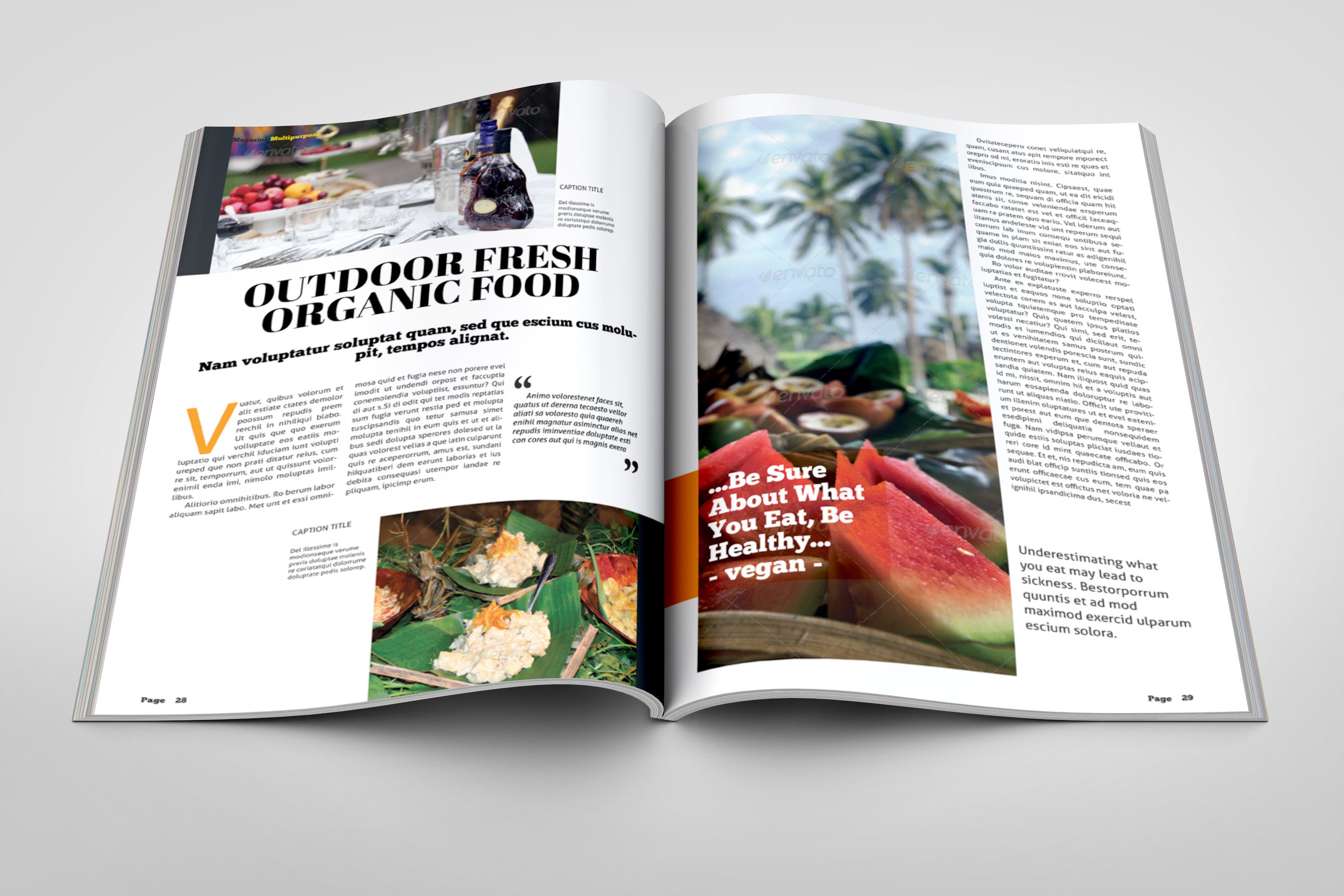 50 Pages Magazine Template V3 - Etsy