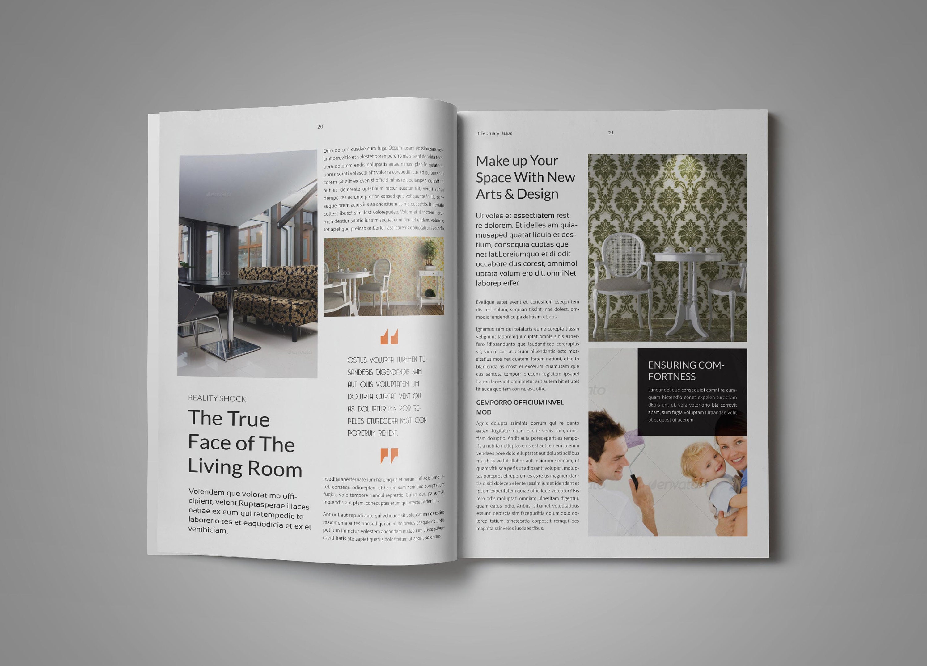 Simply Magazine Template - Etsy