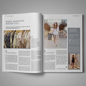 A5 Multipurpose Magazine Template 1 - Etsy
