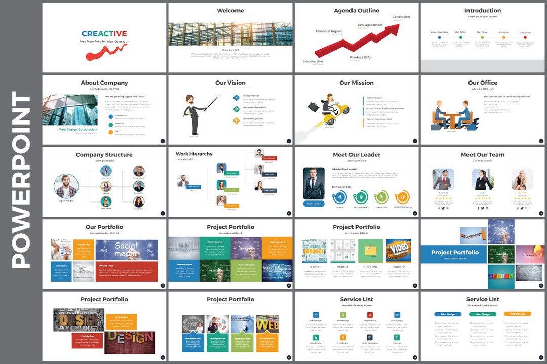 Creative Presentation Template - Etsy