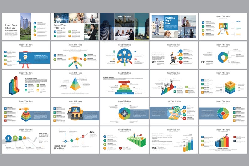 Clean Presentation Template - Etsy