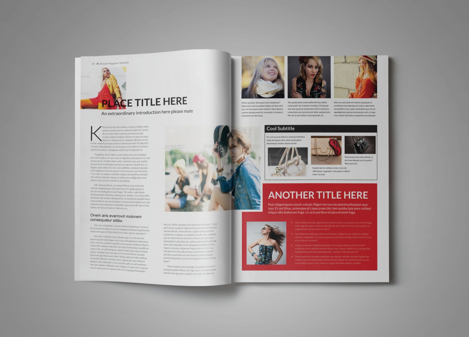 Ultimate Magazine Template - Etsy