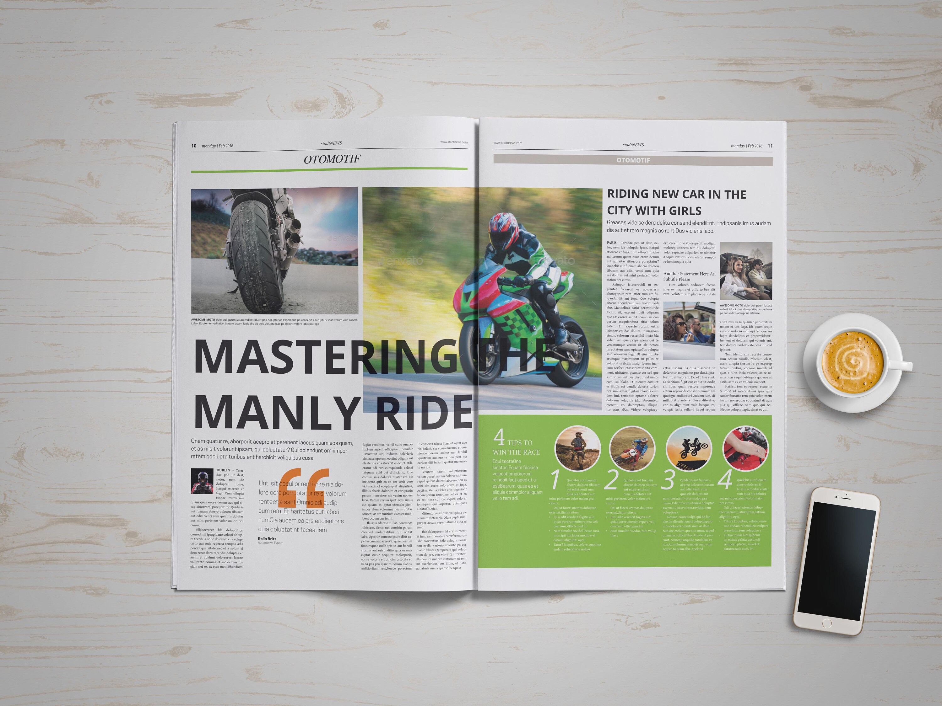 Multipurpose Newspaper Template - Etsy