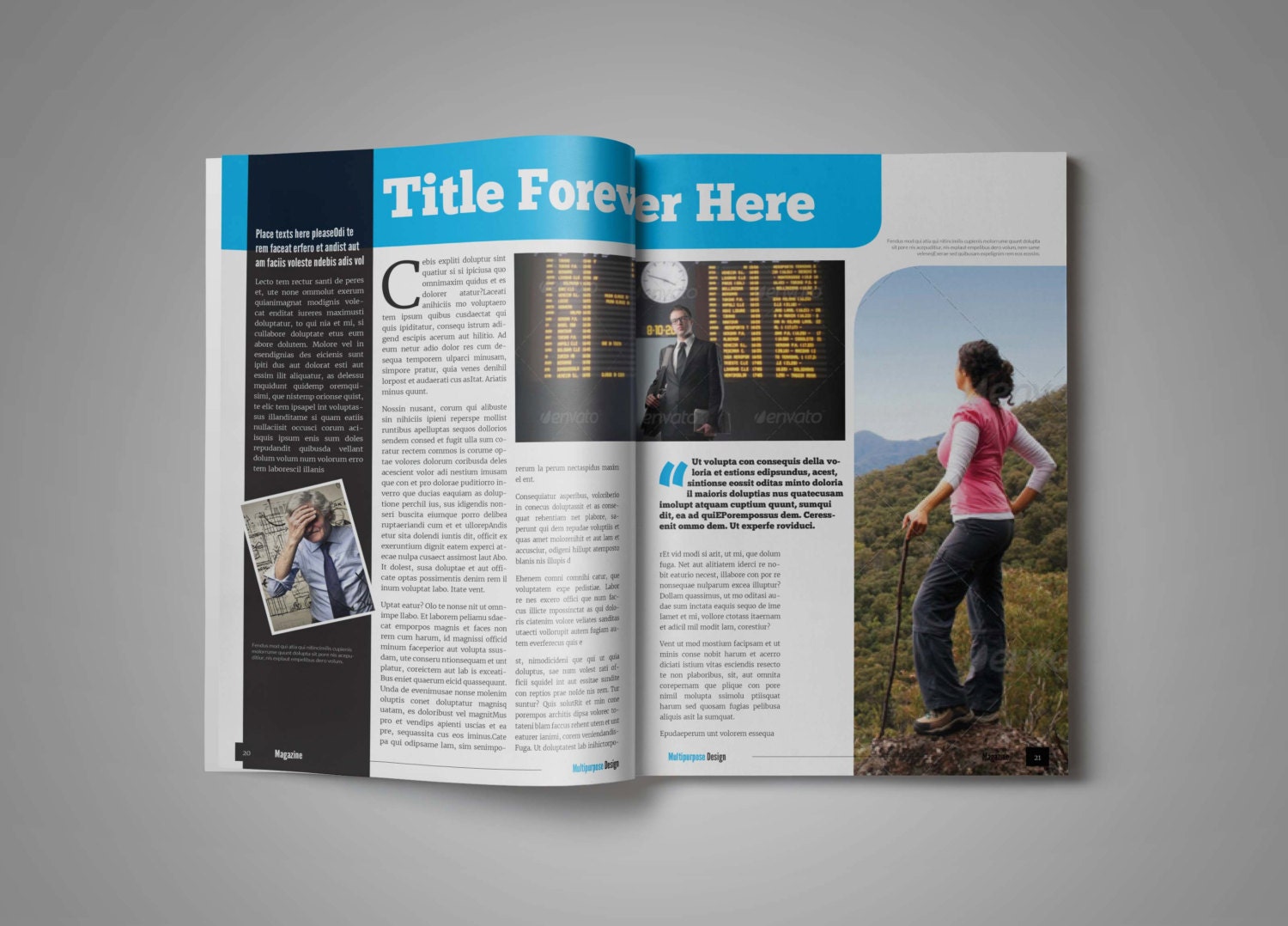 Amazing Magazine Template - Etsy