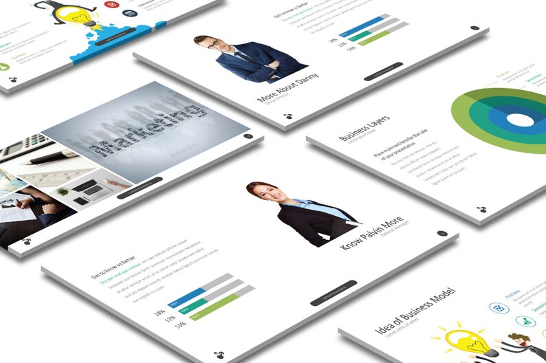 Corporate Project Presentation Template - Etsy