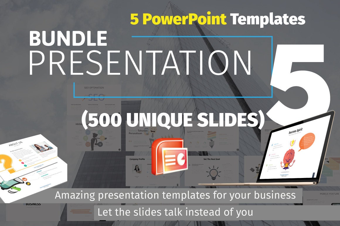 Bundle Powerpoint Templates - Etsy