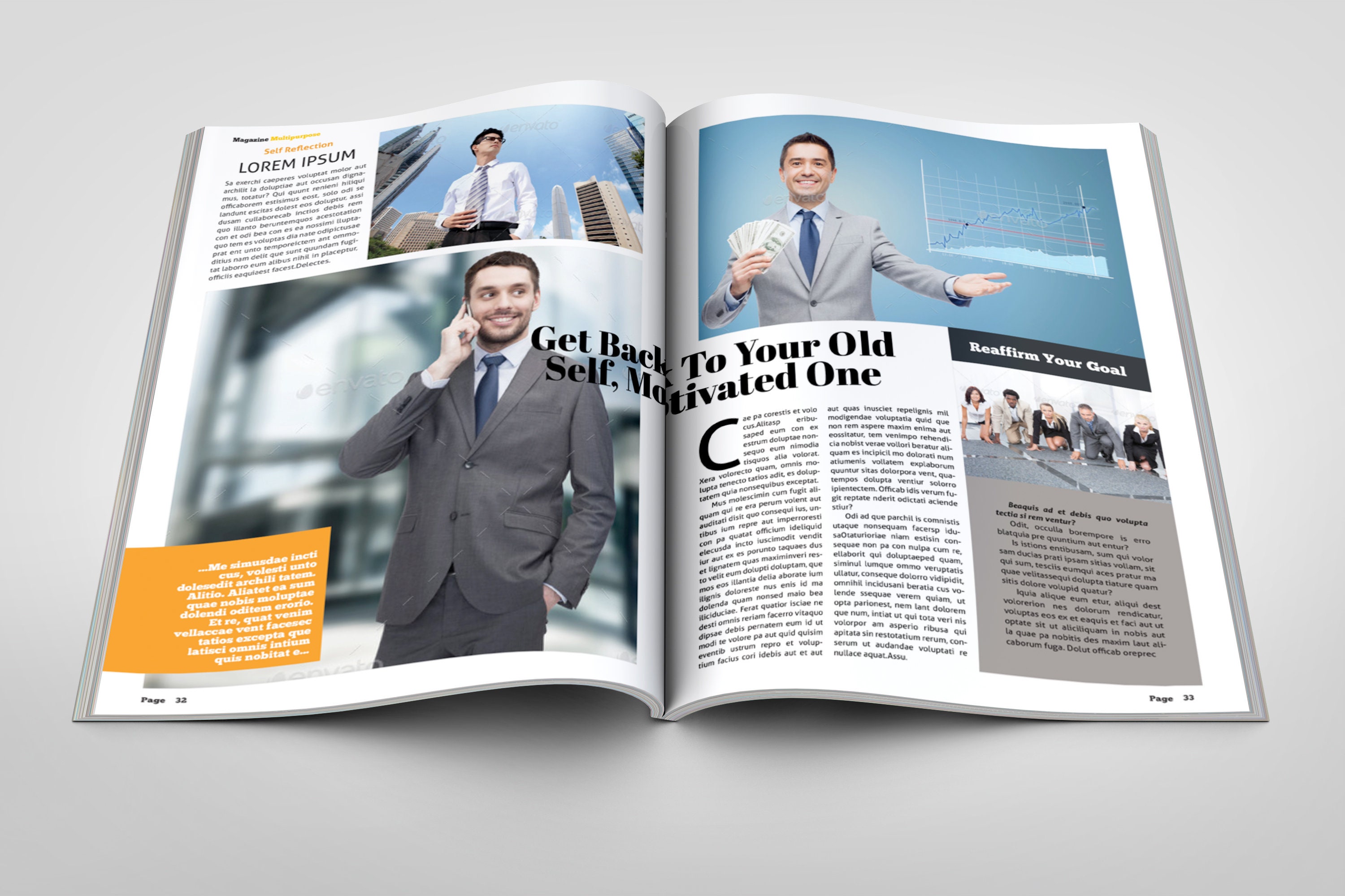 50 Pages Magazine Template V3 - Etsy