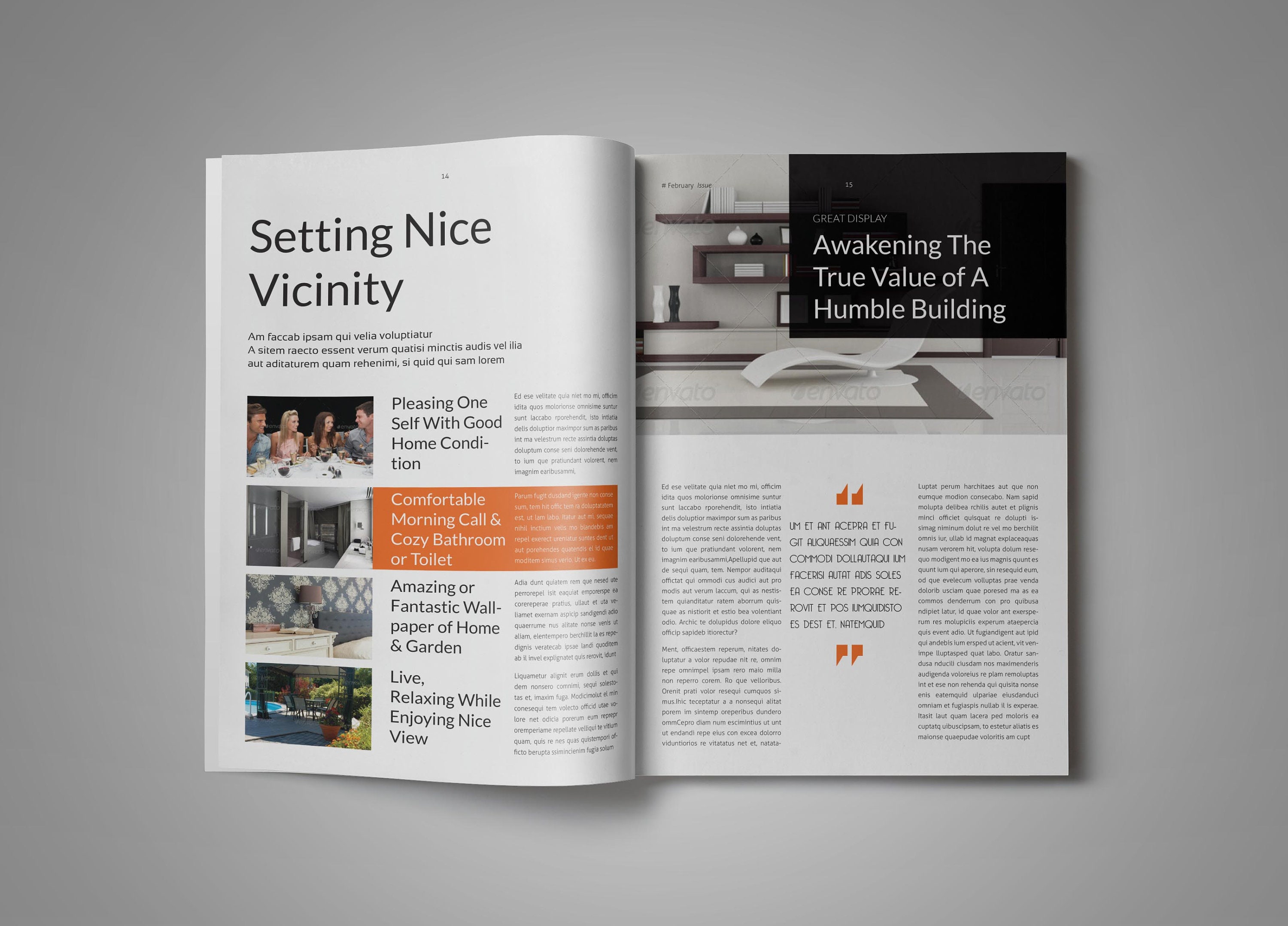 Simply Magazine Template - Etsy