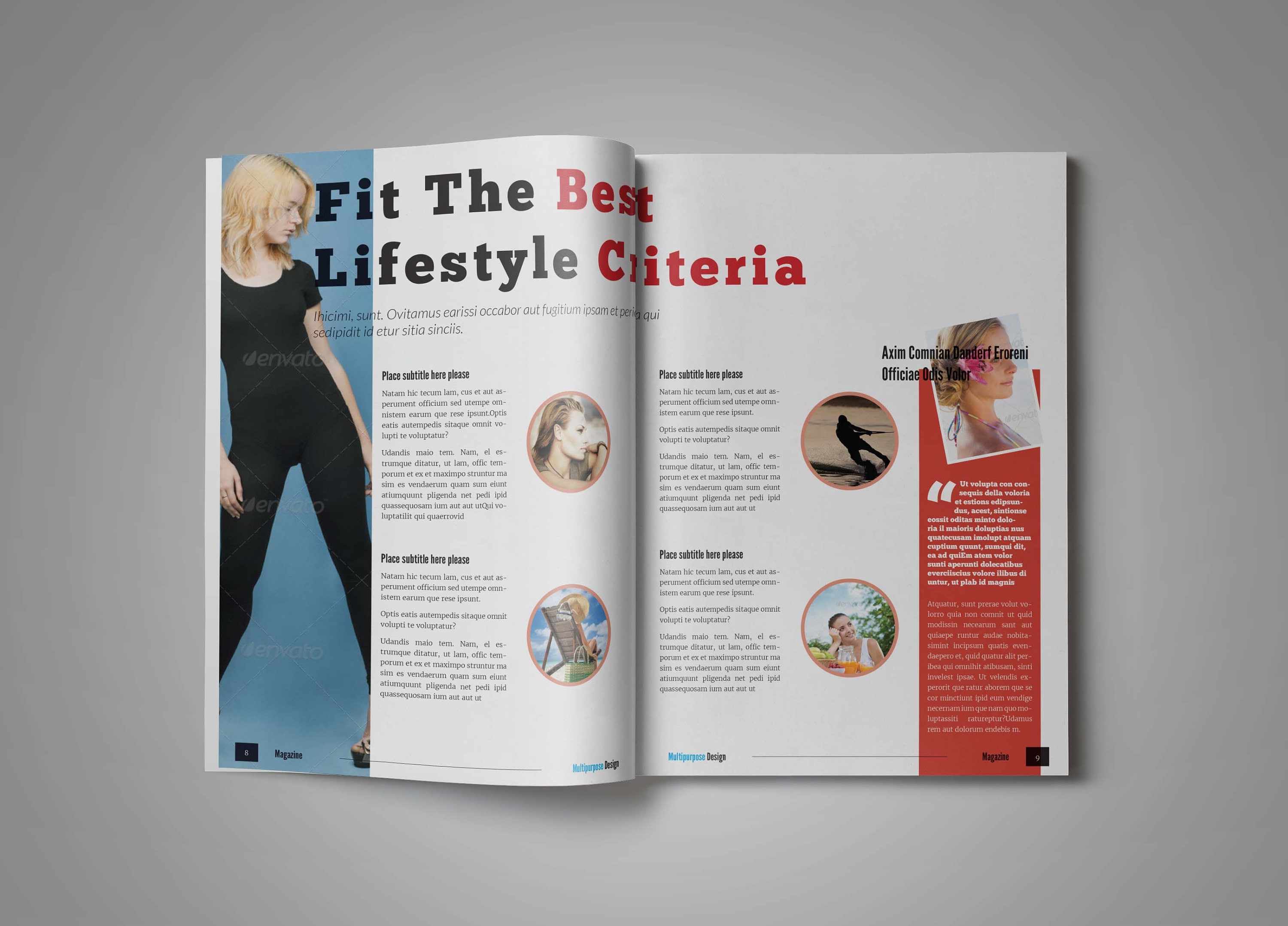 Amazing Magazine Template - Etsy