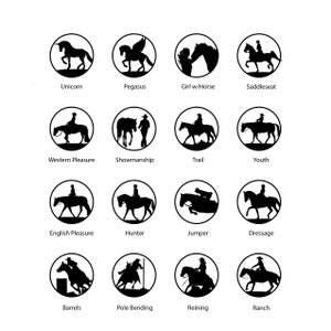 Personalized Leather Saddle Tag for Horse and Rider, Designed to ...