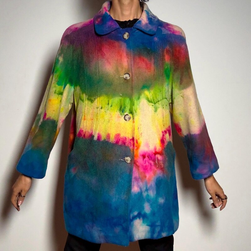 Rainbow Coat - Etsy