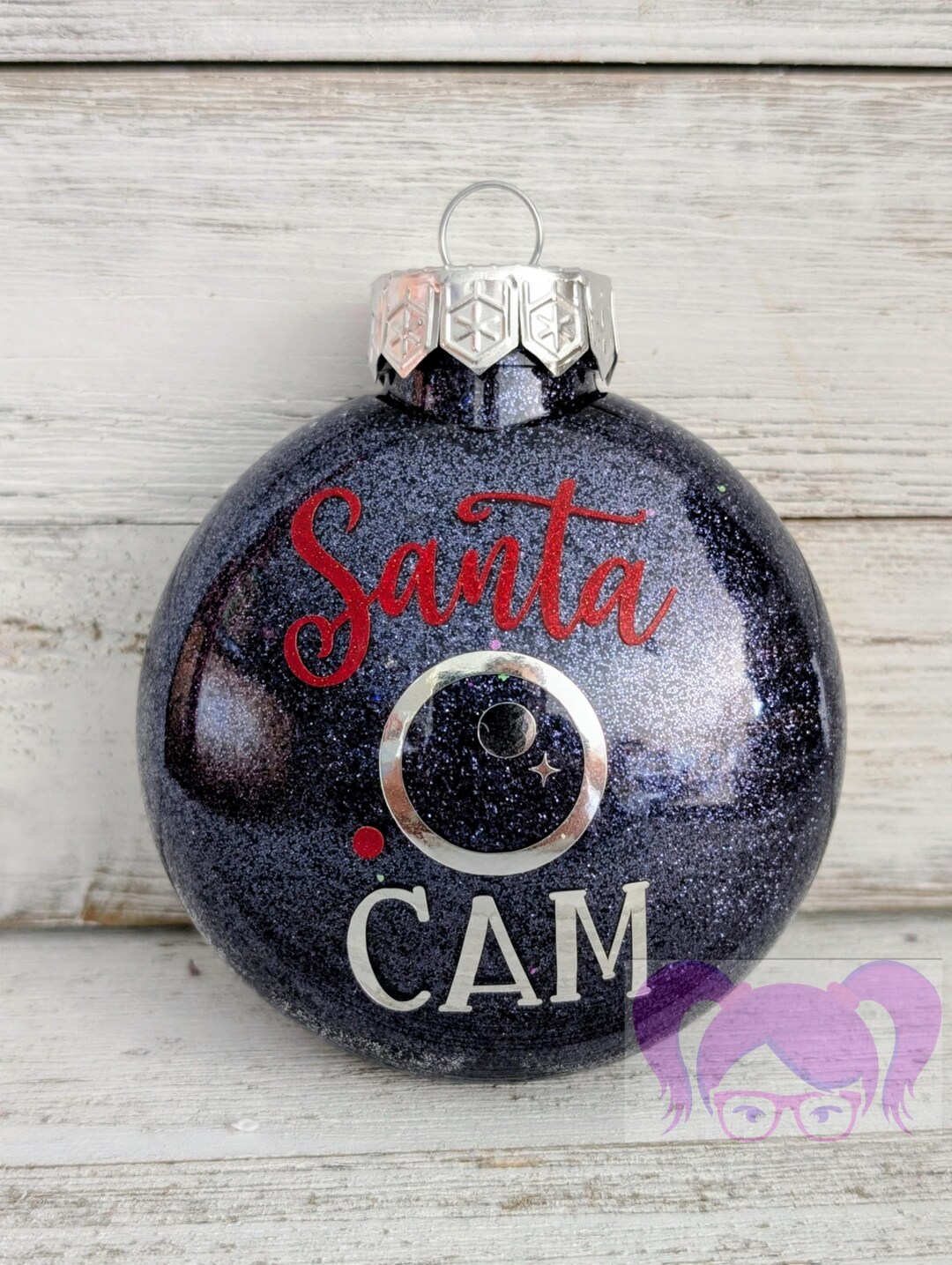 Santa Cam Ornament, Plastic Santa Cam, Kids Santa Cam Ornament, North ...