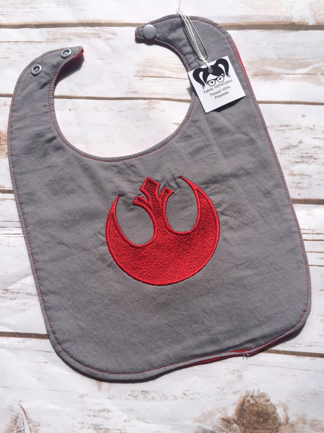 Rebel Baby Bib, Reusable Cloth Bib, Geek Dad Gift, Unisex Baby Gifts ...