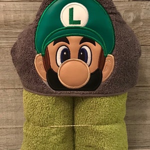 Hooded Towel, Yoshi Hooded Towel, Super Mario Bros. Bath Towel, Bath ...