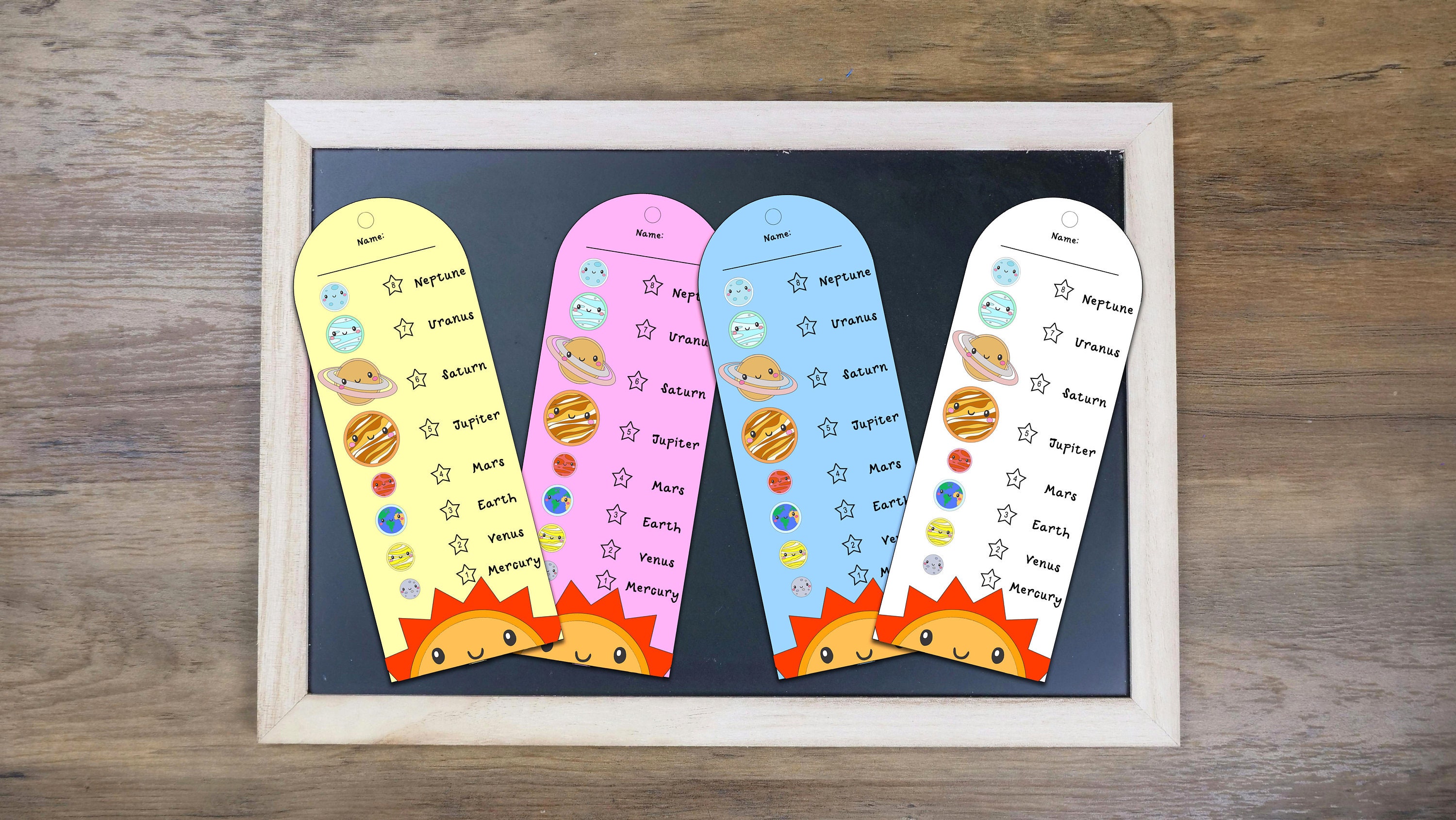 Printable Reward Card, Planets ,solar System,back to School, Classroom ...