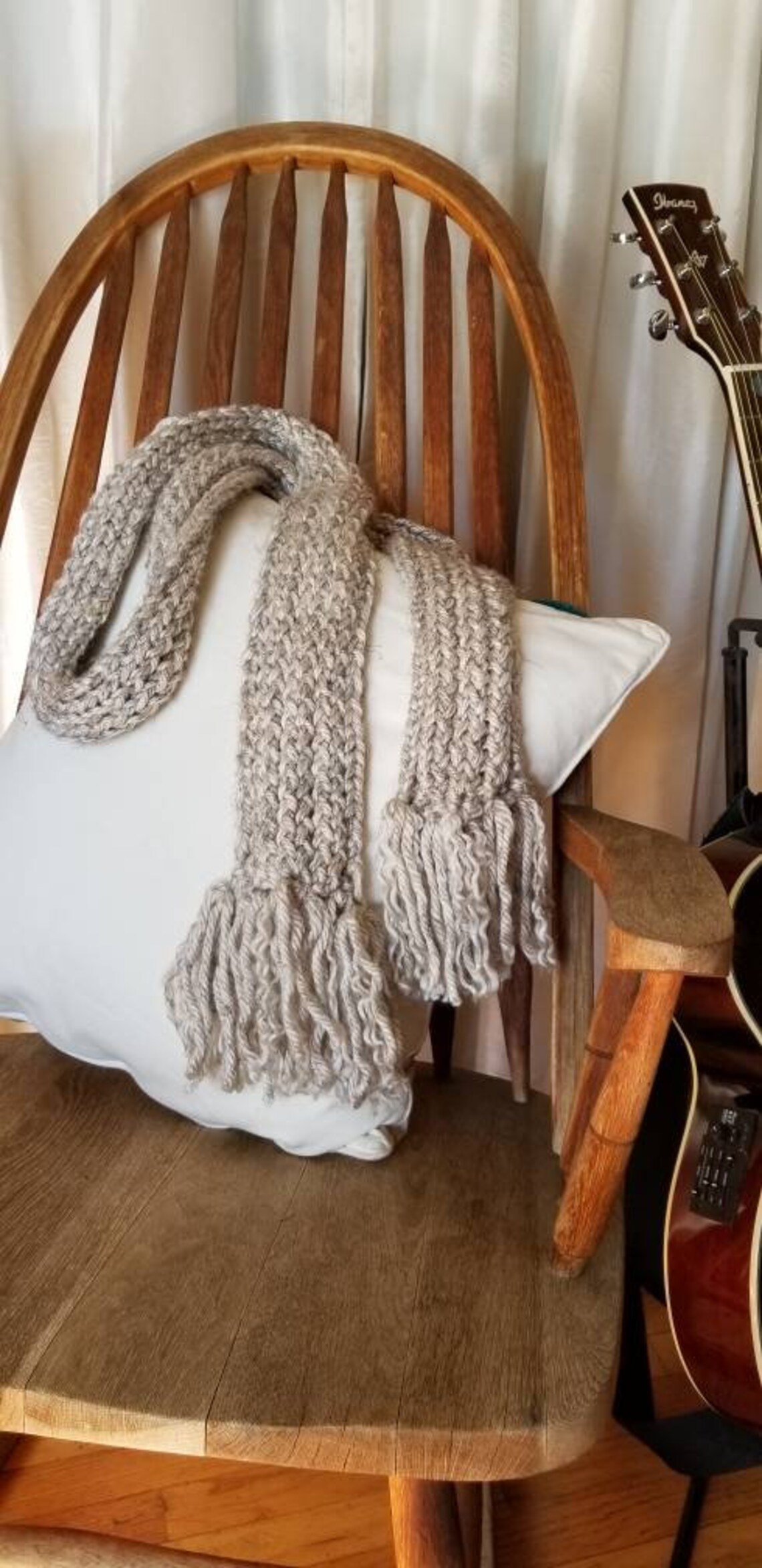 The Stephanie Scarf: Infinity.circle.tassel.cowl.long.extra - Etsy