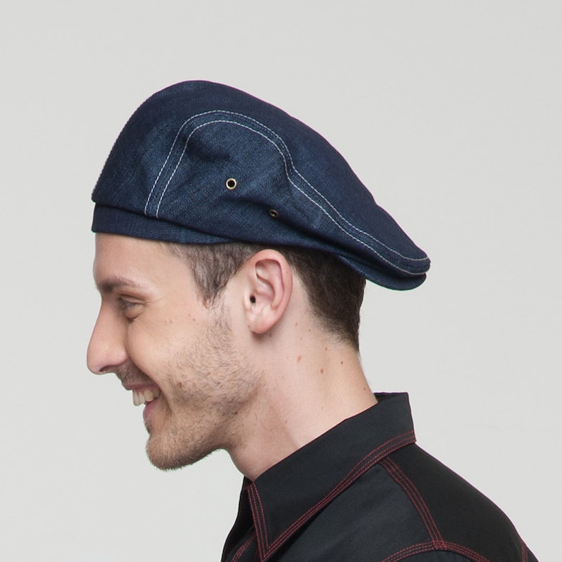 BARTENDER Unisex Denim Driver Hat Waiter Barista Ivy Cap | Etsy