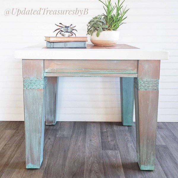 White End Table - Etsy