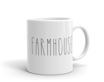 Farmhouse coffee mug | Etsy