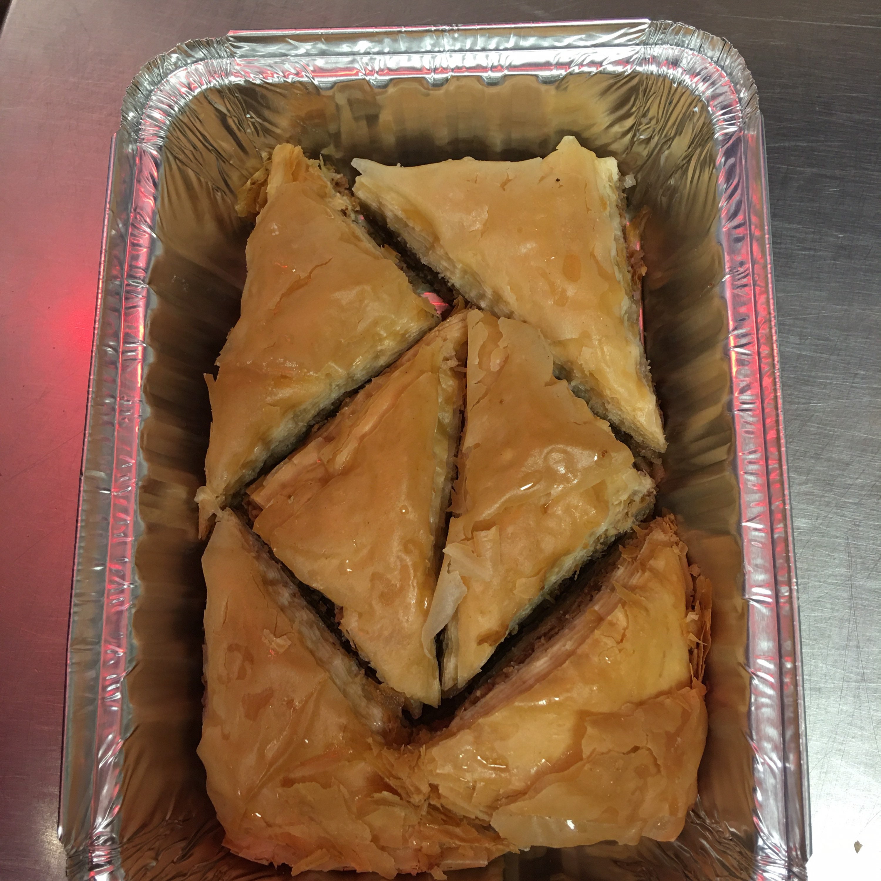 Greek Baklava With Walnuts, 6 Large Triangle Pieces - Etsy