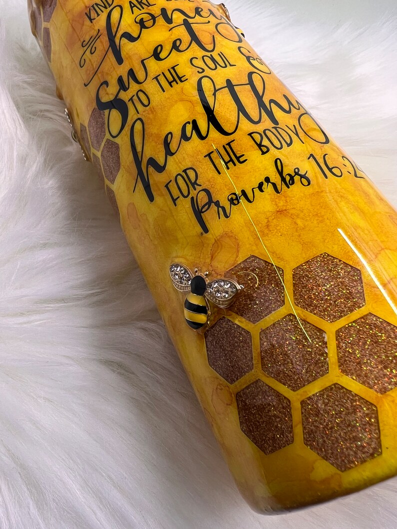 3D Bumble Bee Tumbler 30oz Tumbler Tumbler Gift Bumble Bee - Etsy
