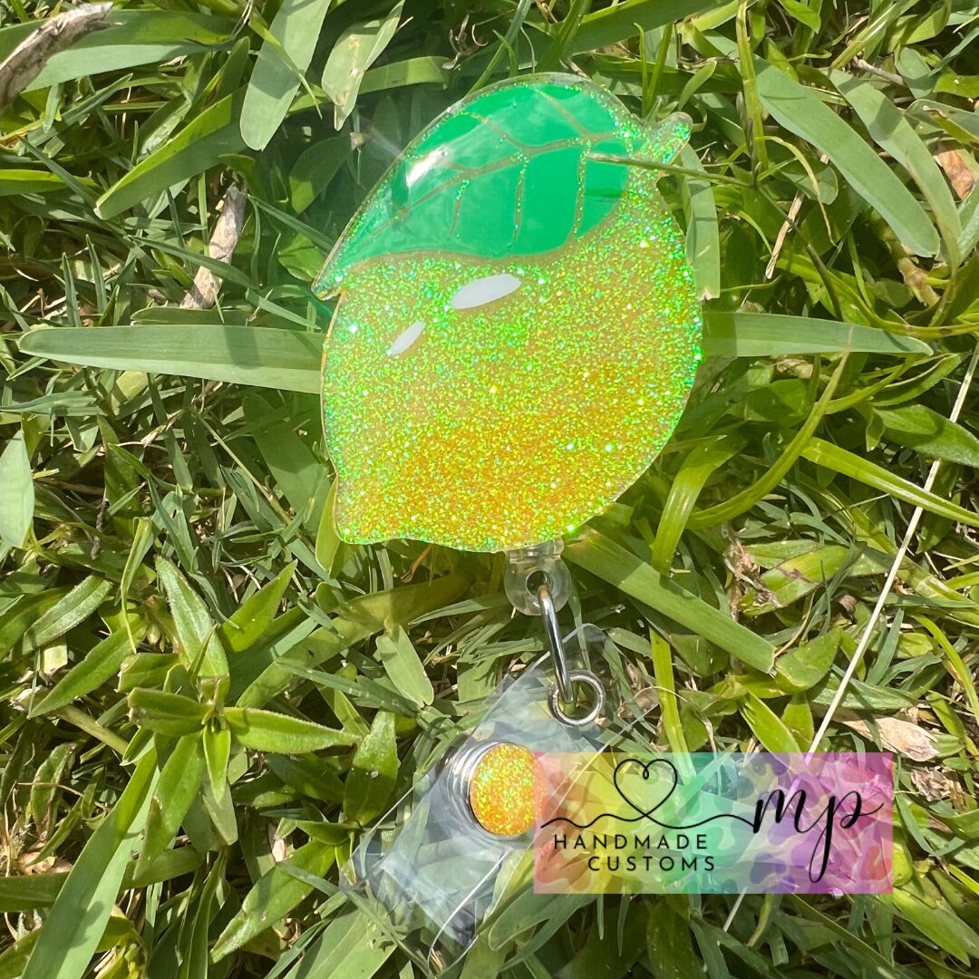 Lemon Badge Reels W/ Badge Buddy Set/ Summer Badge Reels/ Nurse Badge ...