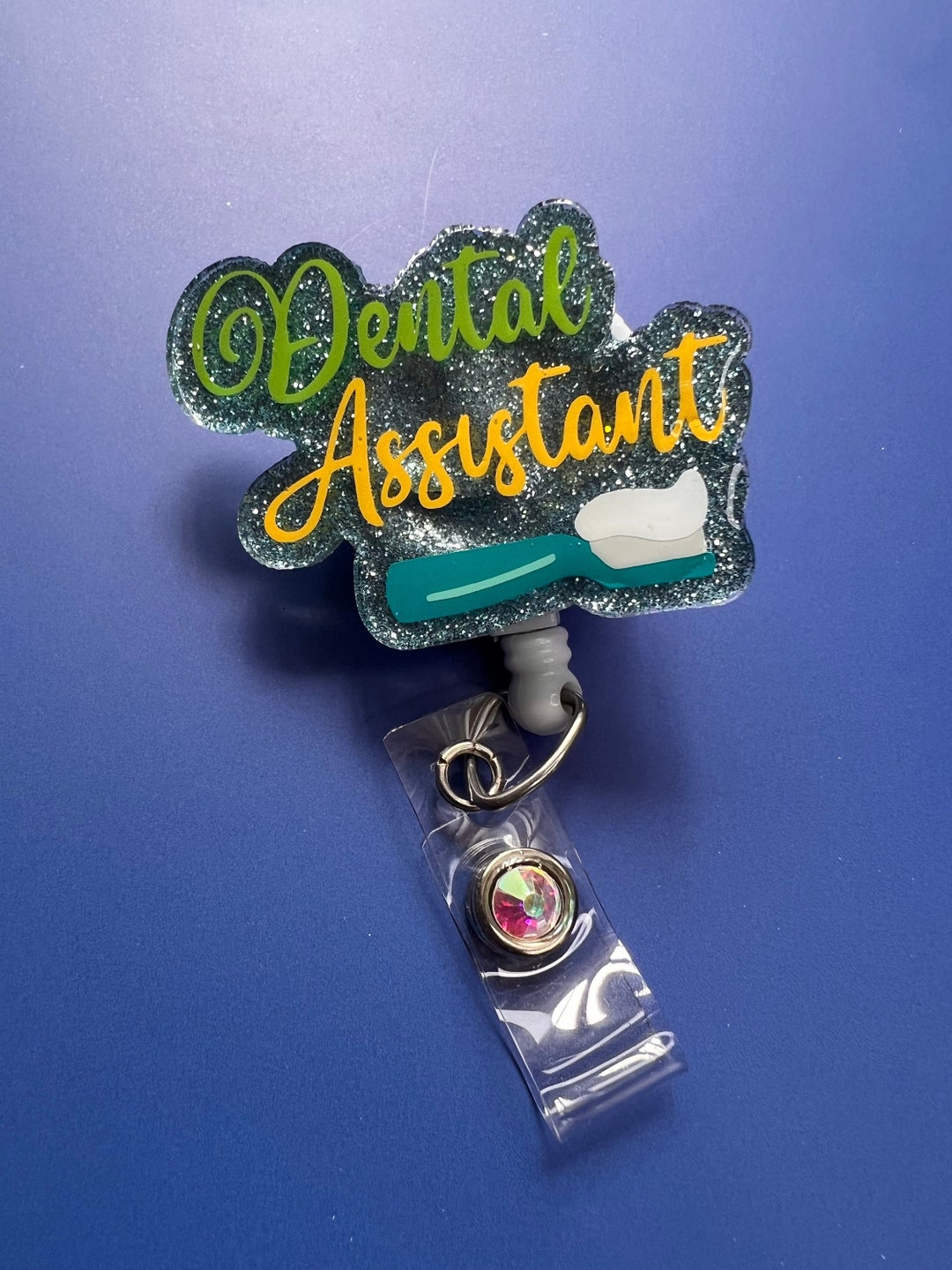 Dental Assistant Badge Reel, Badge Reels, ID Holder - Etsy