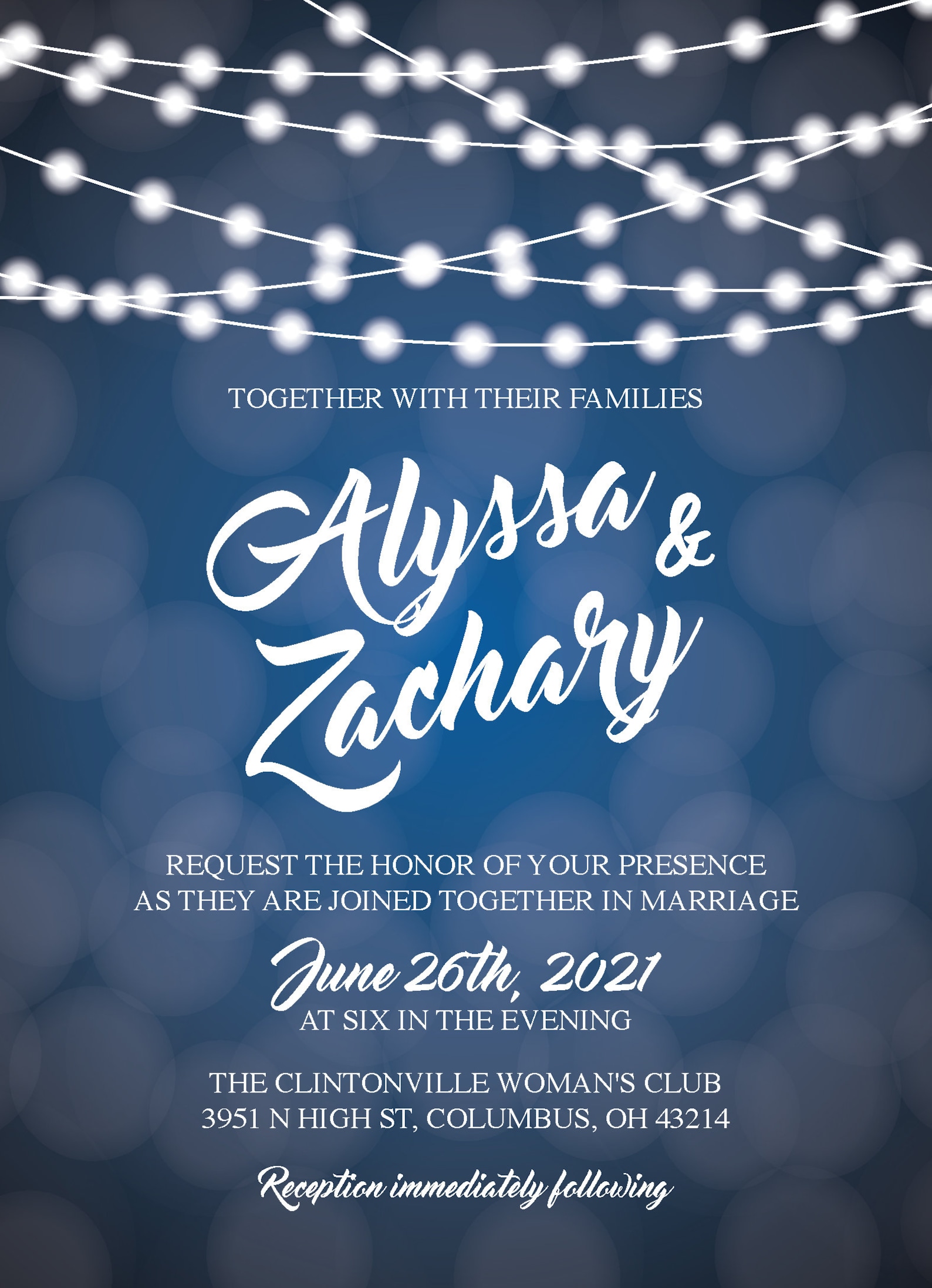 Wedding Invitation Lights Wedding Invitation Wedding Invite - Etsy