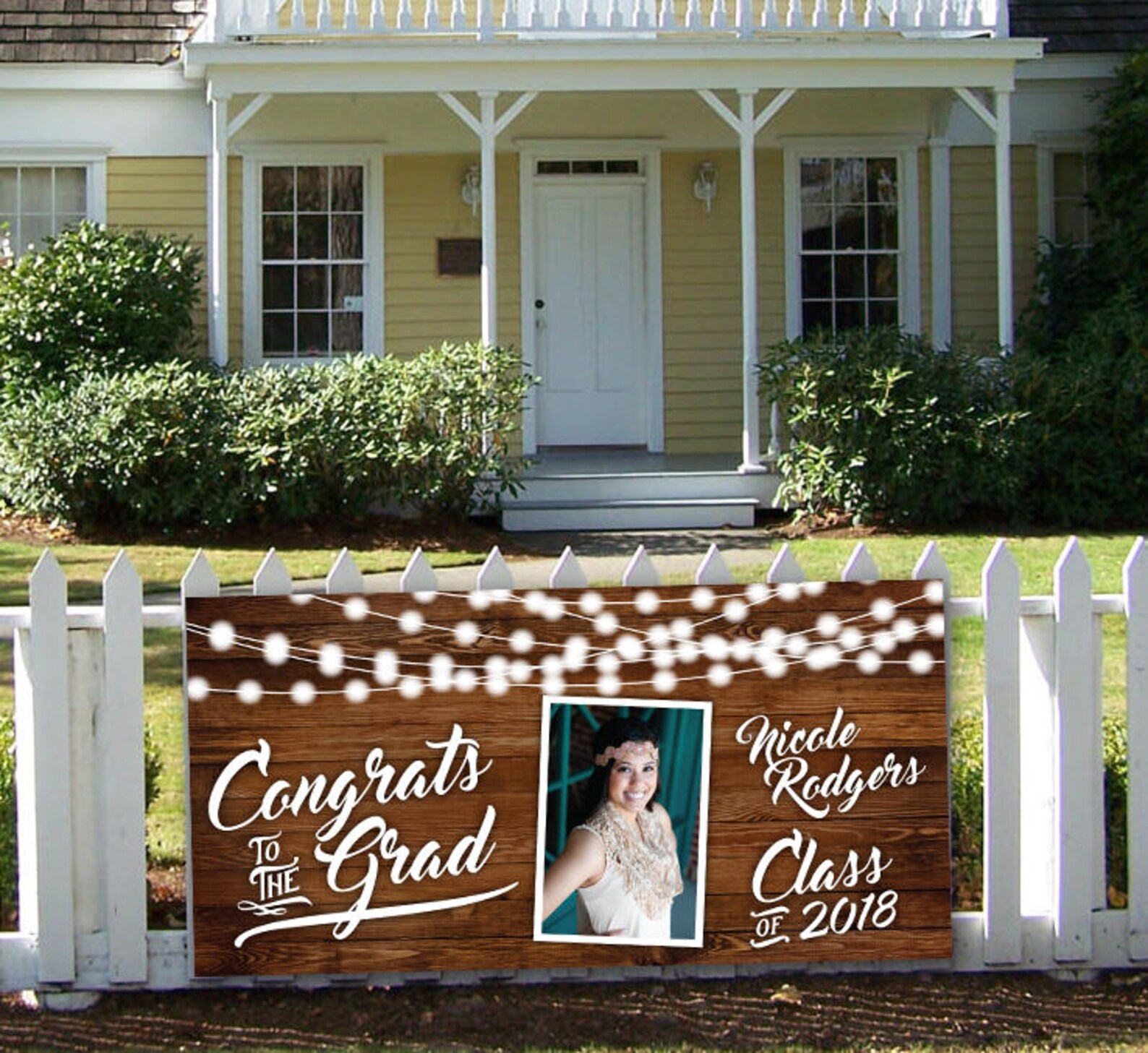 Graduation Banner Sign High School Graduation Banner Yard | Etsy