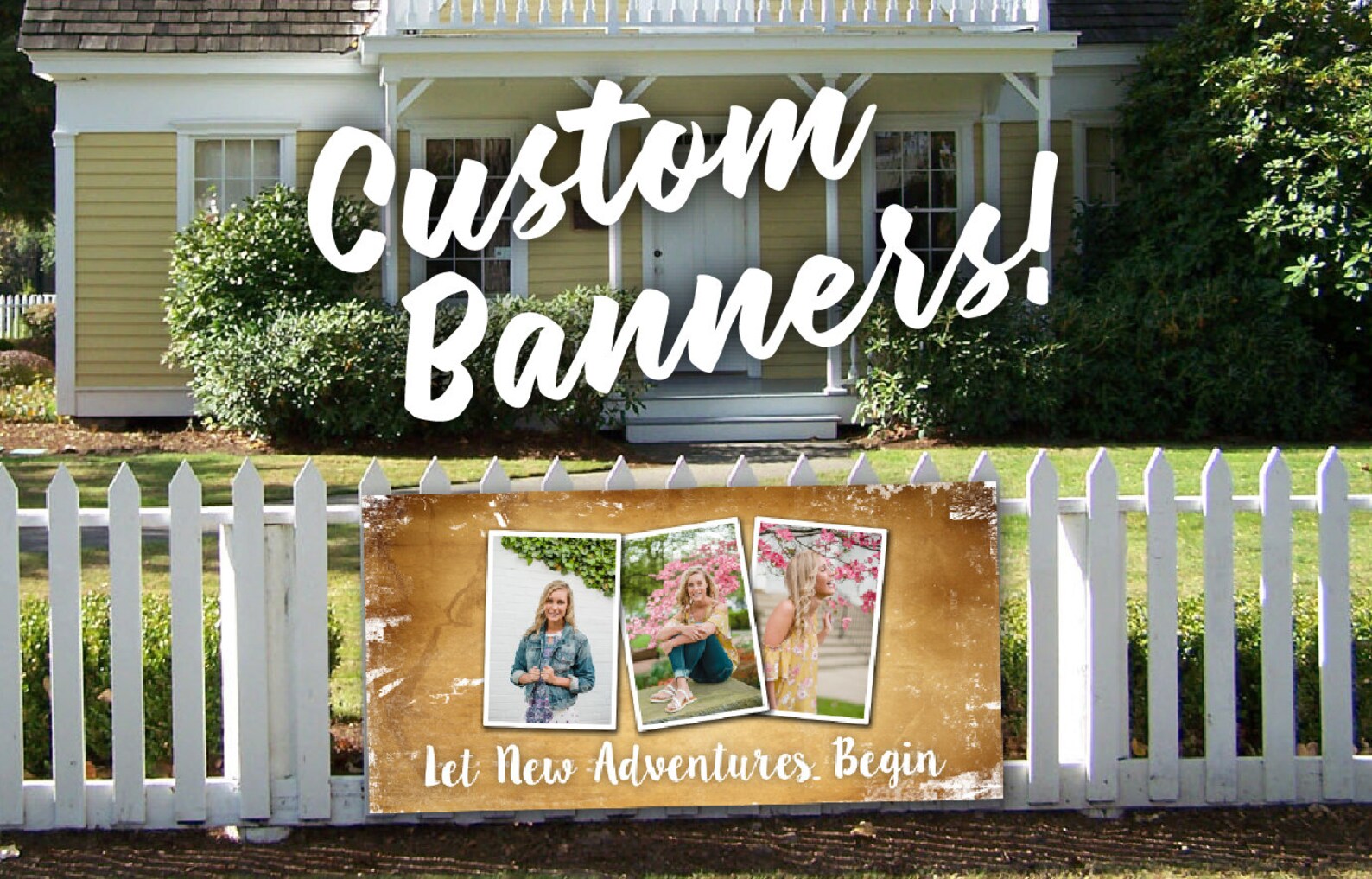 Custom Vinyl Banner Custom Party Banner Birthday Banner | Etsy