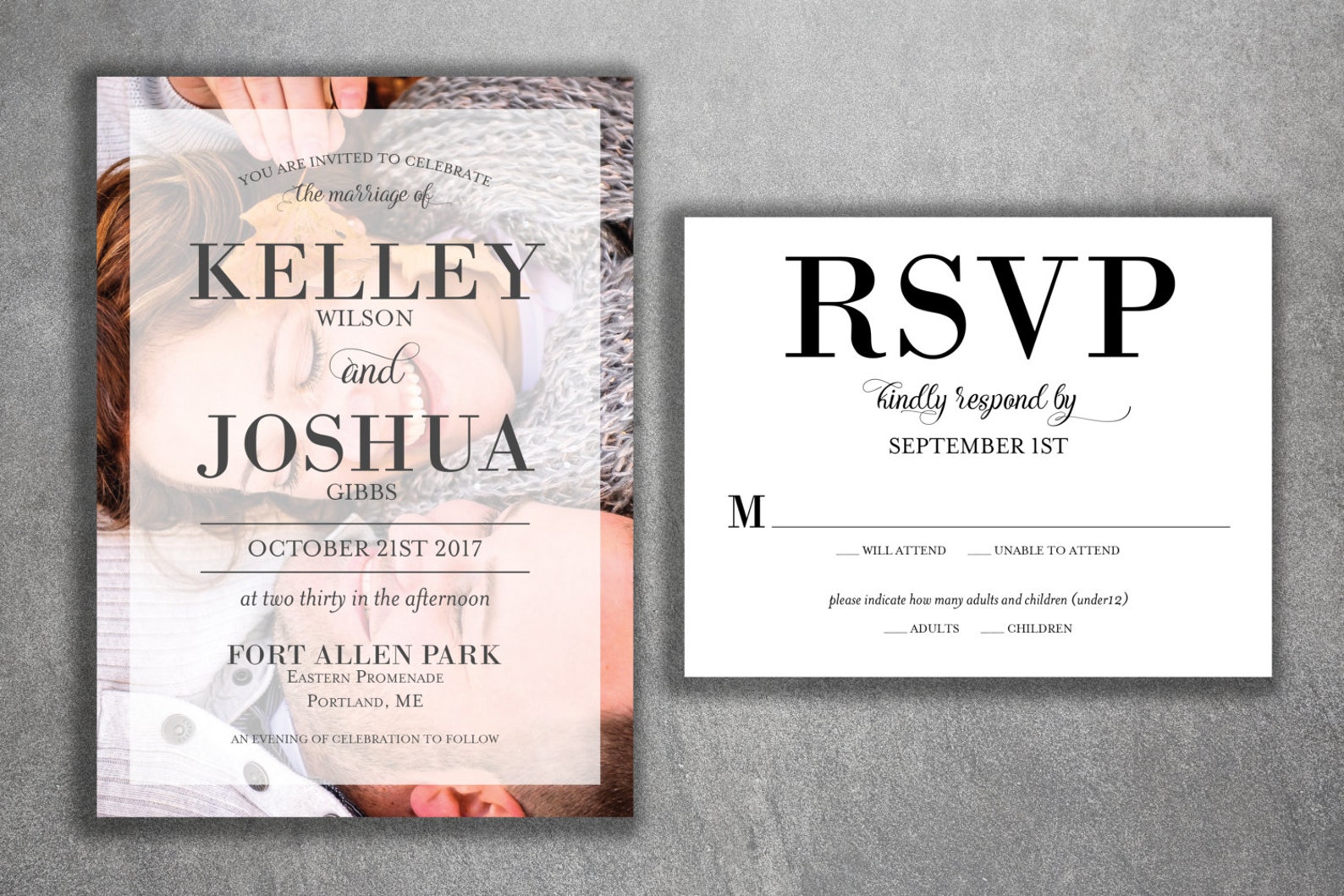 Photo Wedding Invitation Photograph Wedding Invitation | Etsy