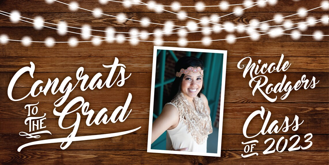 High School Graduation Banner Sign Graduation Banner - Etsy