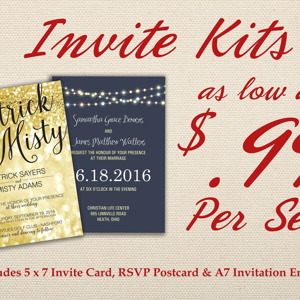 Invitation Kit - Etsy