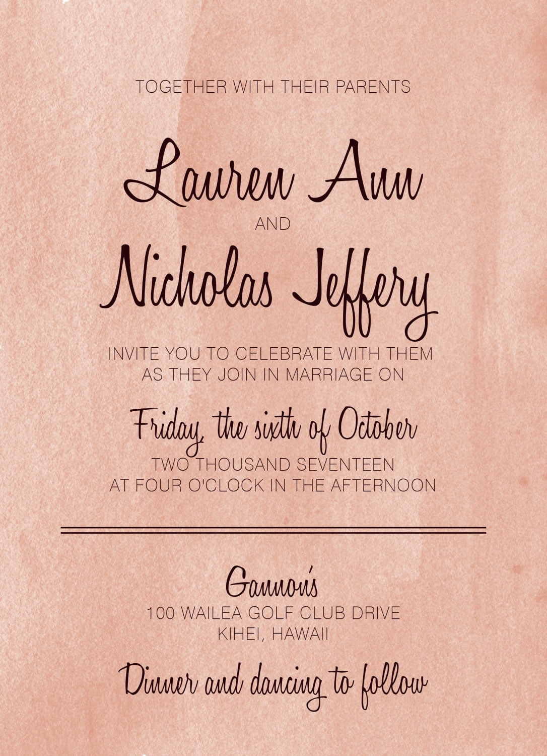 Elegant Wedding Invitations Set Printed Classy Wedding | Etsy