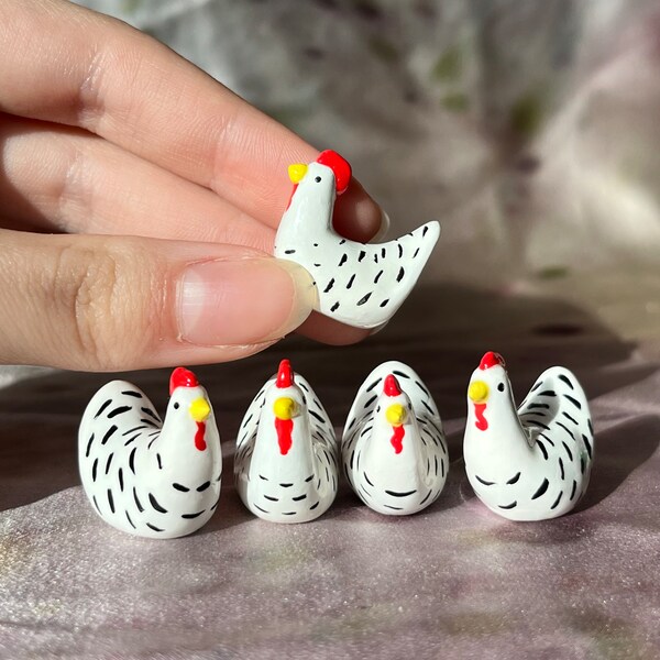 Miniature Chickens - Etsy