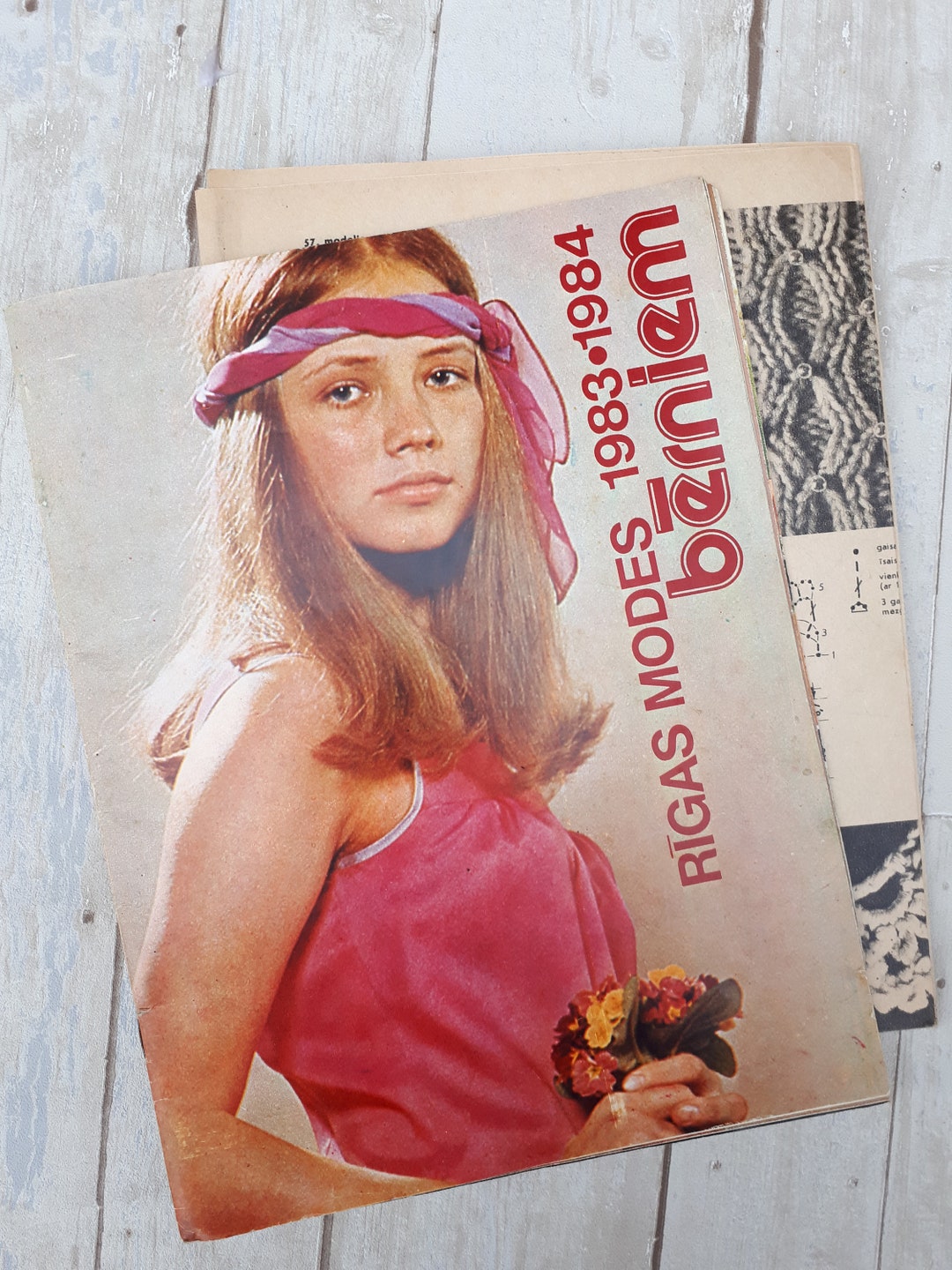 Vintage Kids Fashion Magazine, 1984 Fashion Magazine With Blueprints ...