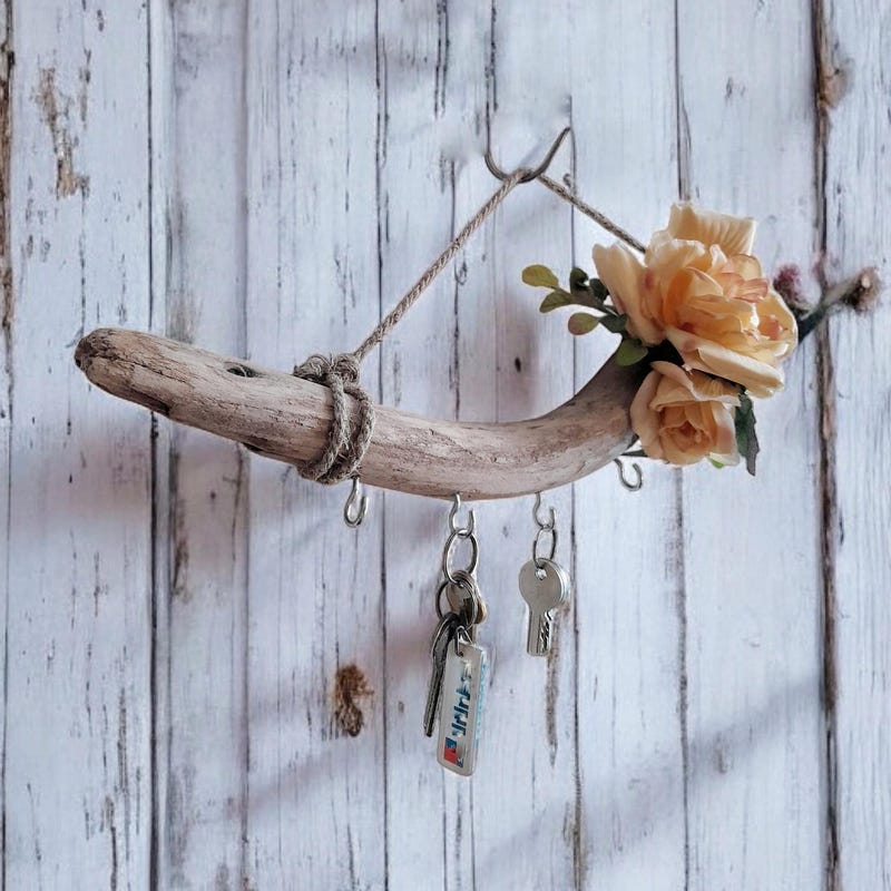 Driftwood Key Holder - Etsy