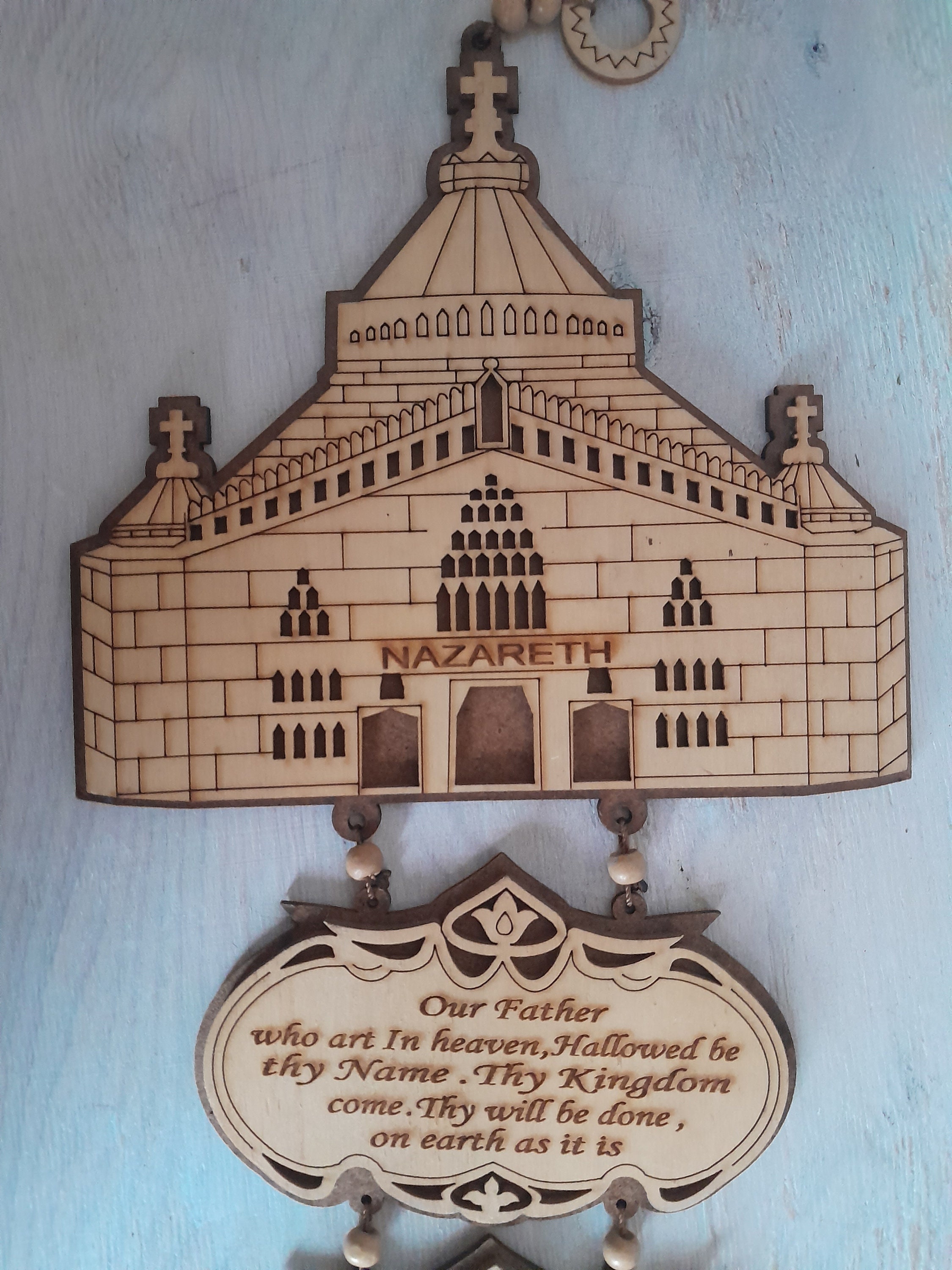 Our Father Wall Hanging Decor Hanging the Lord's Prayer - Etsy