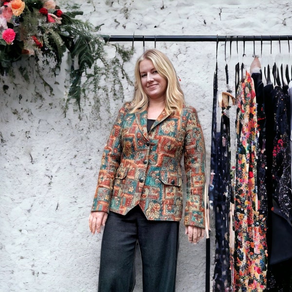 Tapestry Jacket - Etsy UK