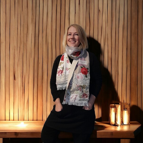 Upcycled Scarf - Etsy