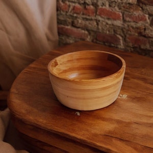 Vintage Wooden Bowl Rustic Farmhouse Kitchen Decor Bowl 7" D - Etsy