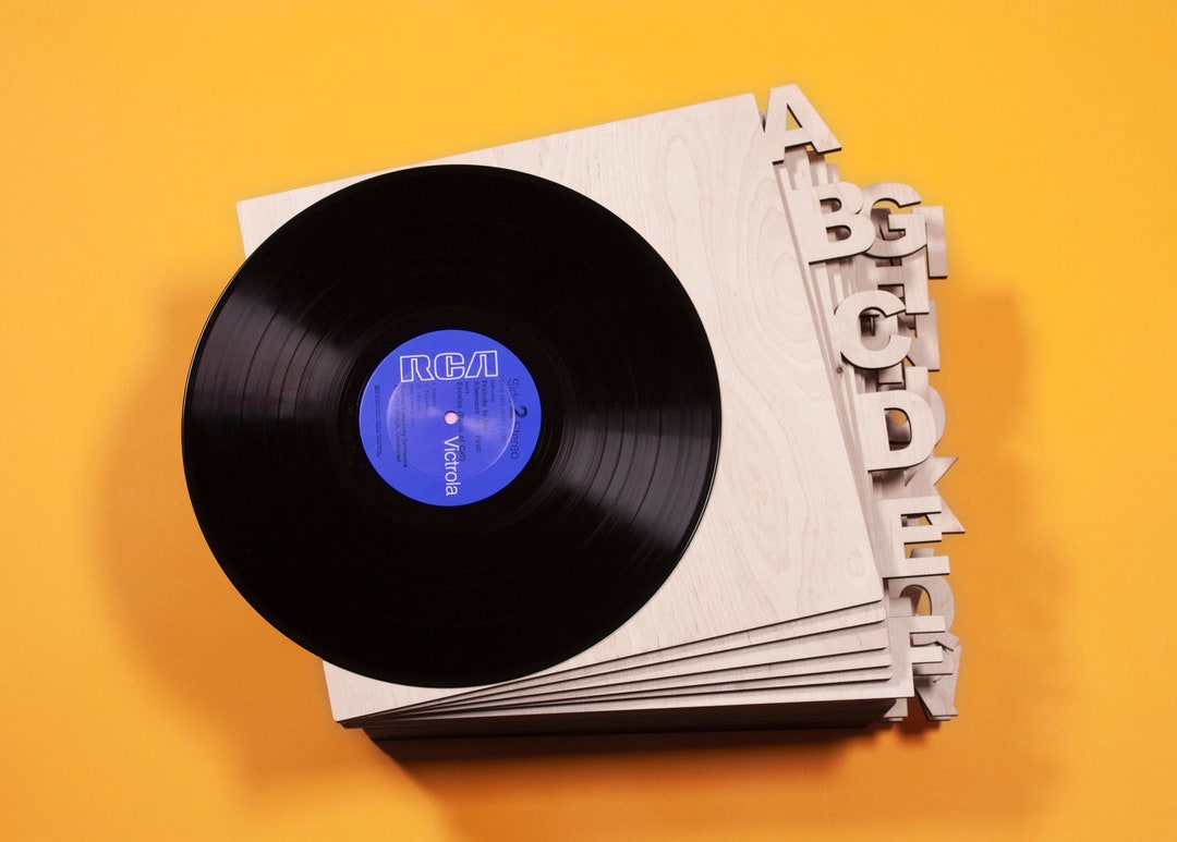 Vinyl Record Dividers. Horizontal A-Z Set of 26 Letters. - Etsy