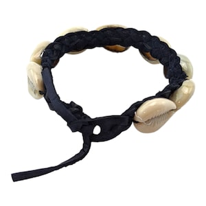 African Bracelet - Handmade Cowrie Shell Braided Leather Bracelet - Etsy