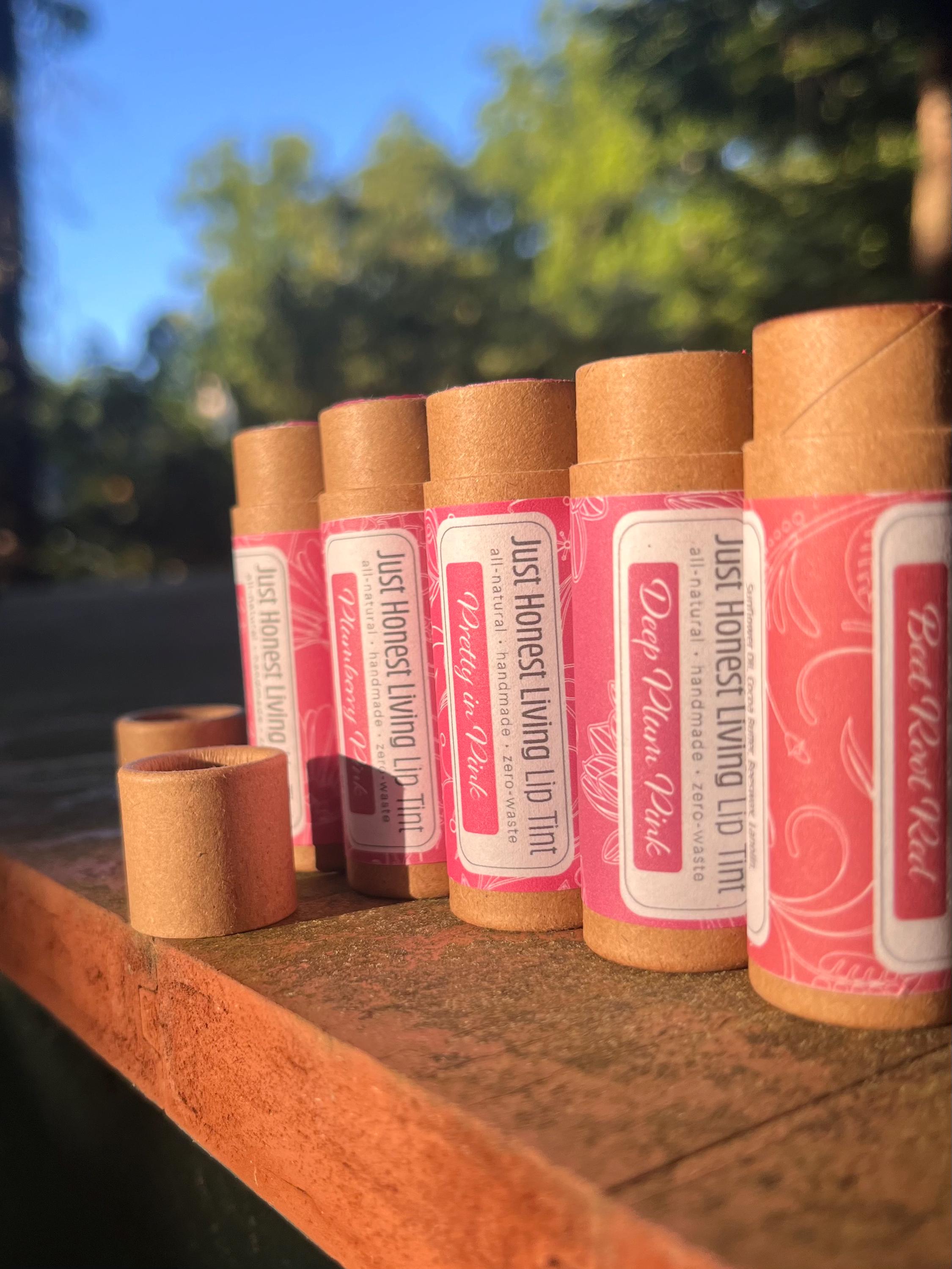 Plastic-free Tinted Lip Balms - Etsy